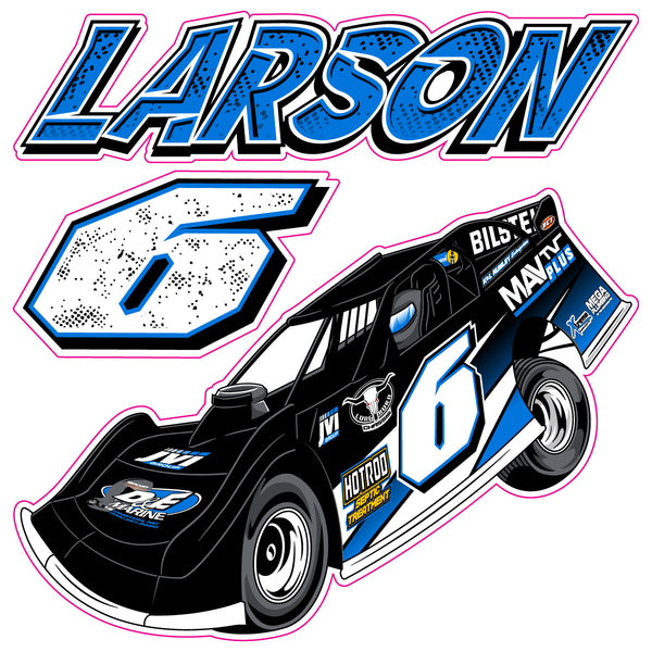 6 Late Model Kids Decal Design One - Shop Kyle Larson